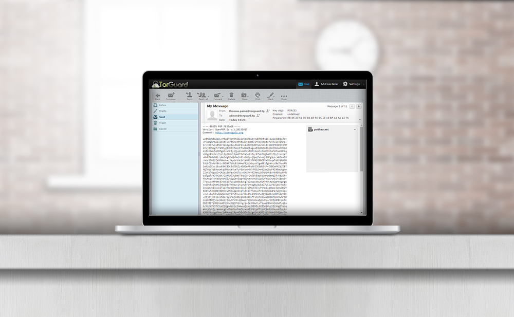 New TorGuard Encrypted Email System