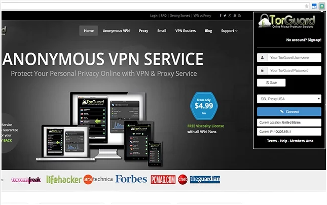 New TorGuard Anonymous Proxy Chrome App