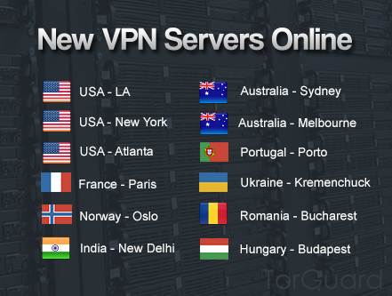 New Atlanta VPN Servers Now Online