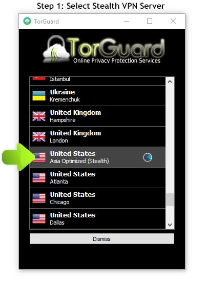How to use TorGuard VPN in China
