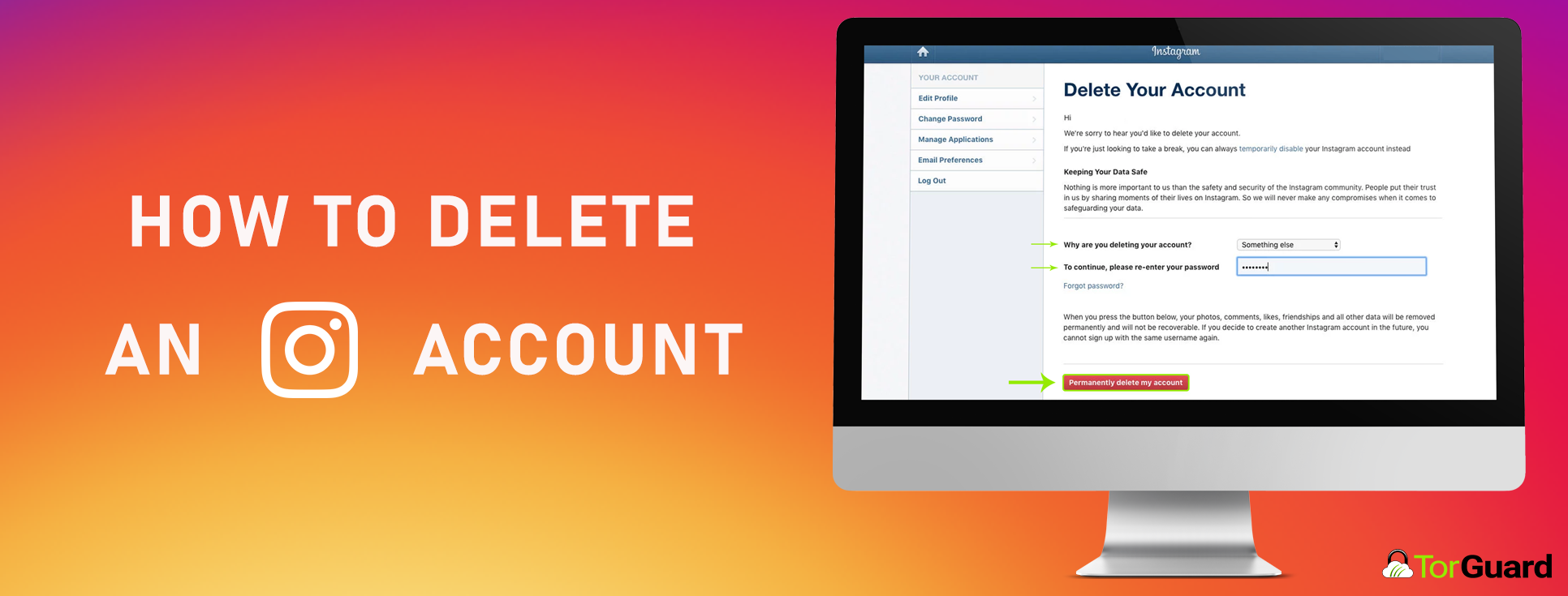 How to Delete an Instagram Account